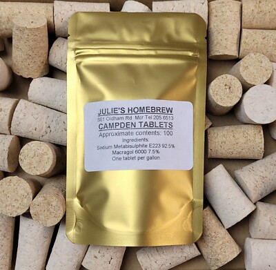 100 Campden Tablets (Approx.) Wine Additives - Homebrew | eBay UK