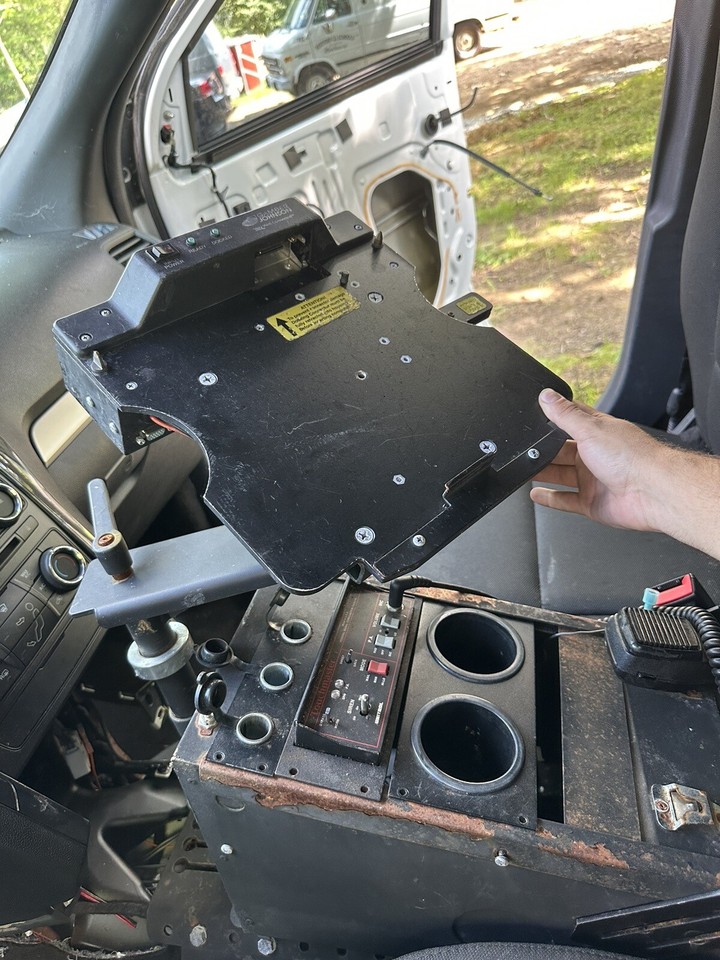 Police Console With laptop Stand | eBay