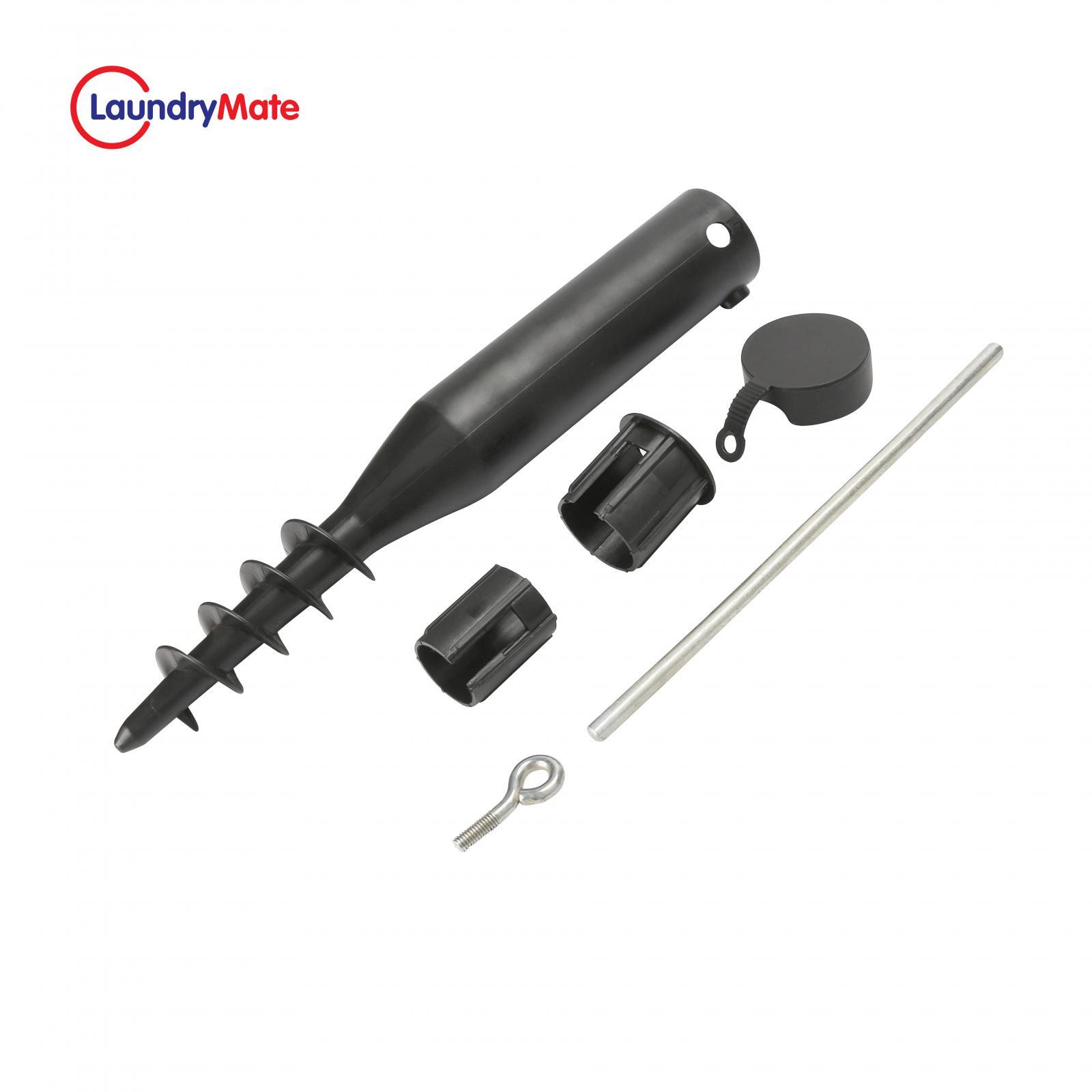 Screw In Ground Spike Rotary Airer Parasol Clothes Washing Line Anchor ...