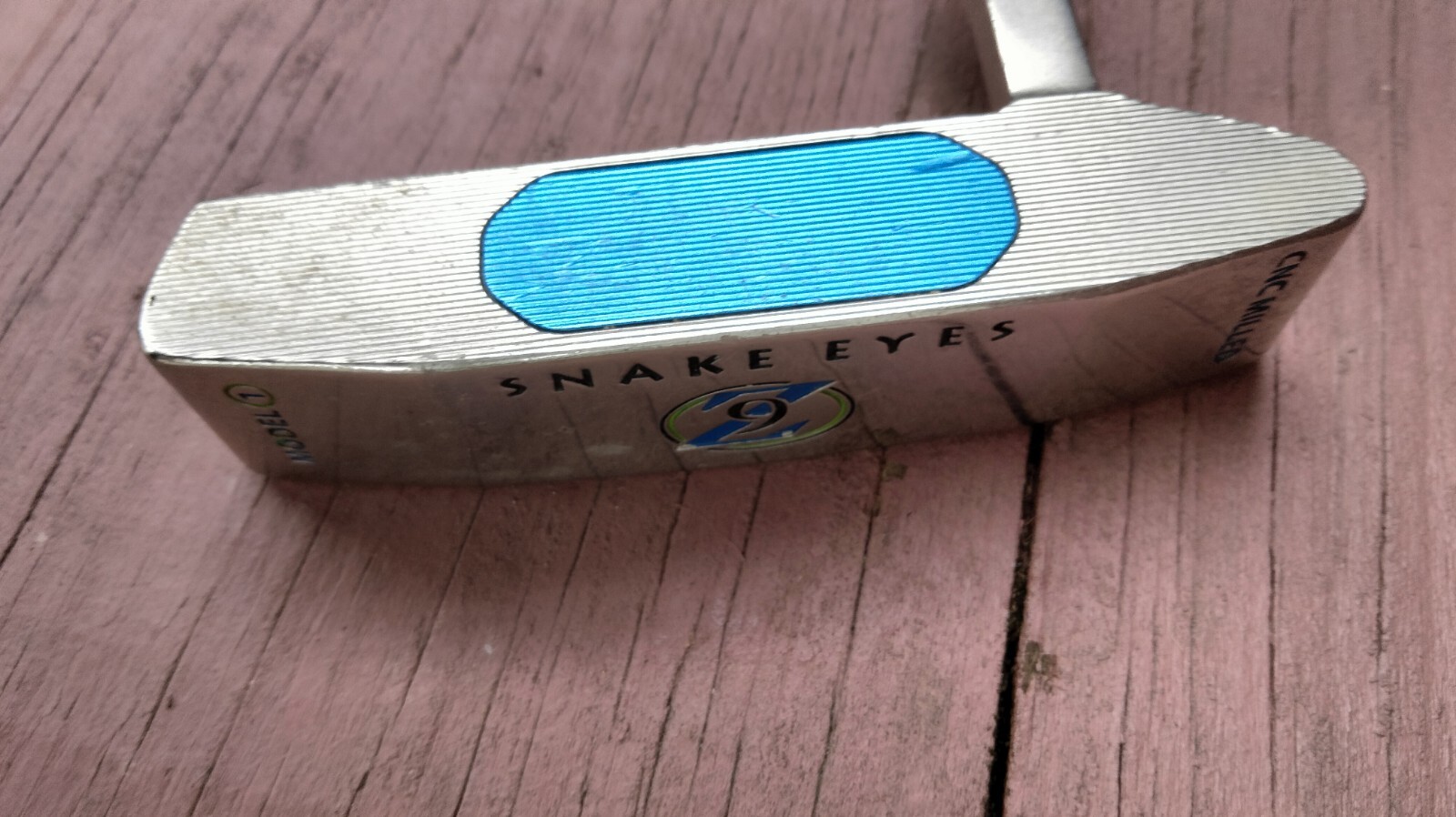 Vintage Snake Eyes Golf Model 1 PUTTER Right Handed Steel Milled Face ...