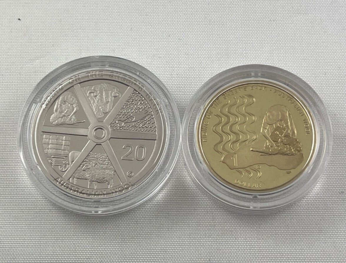 2011 Australian Wool Two Coin PROOF Set - Royal Australian Mint ...