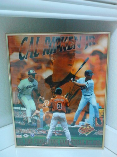 Cal Ripken Jr. 1995 All Time Consecutive Game Streak Record 16 X 21 ...