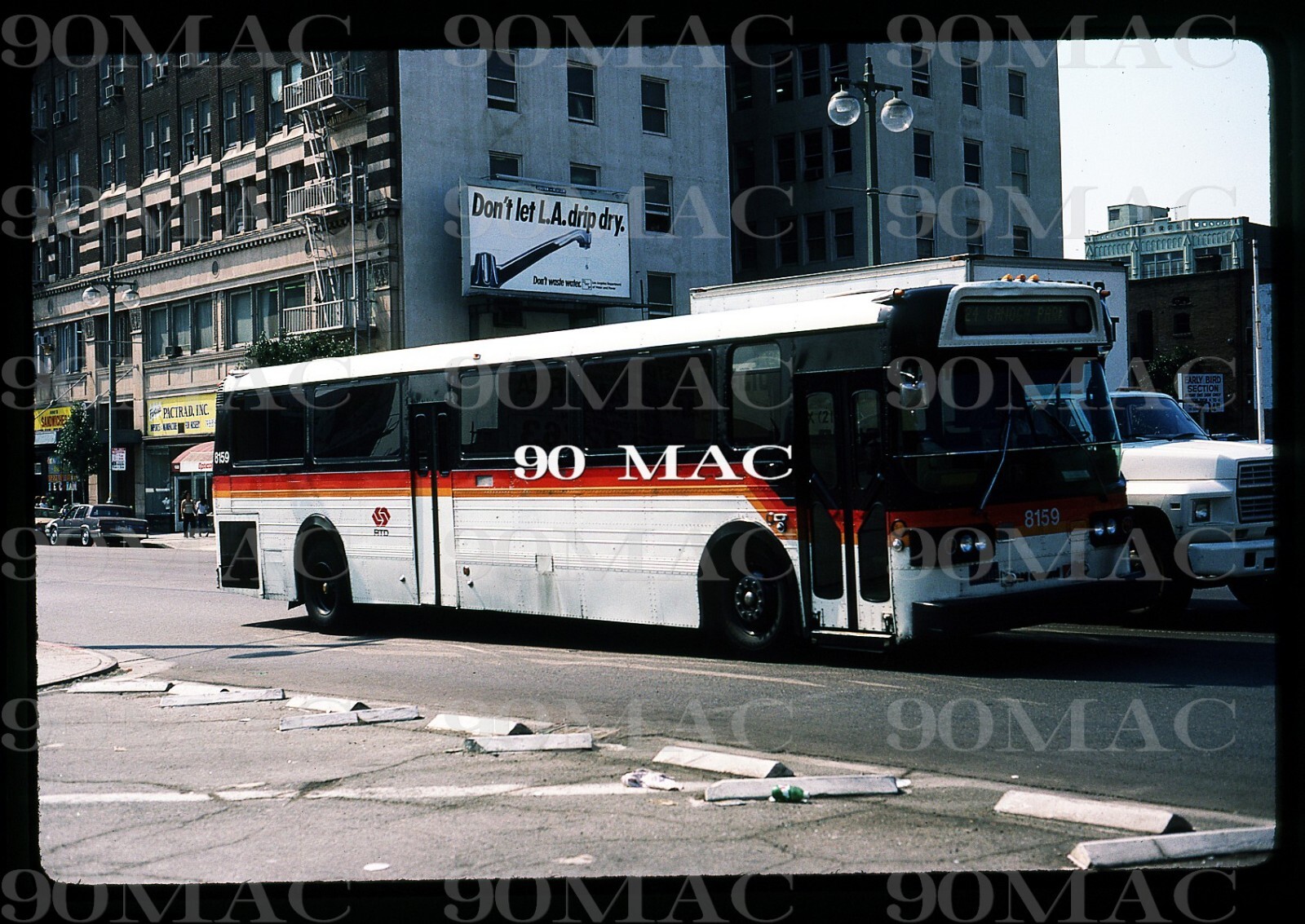 SCRTD-RTD AM GENERAL BUS #8159. Los Angeles (CA). Original Slide 1987 ...