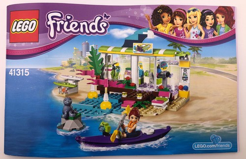 LEGO FRIENDS 41315 Heartlake Surf Shop Mia Mini Doll Velvet The Seal ...