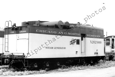Chicago & North Western CNW x262400 Steam Generator 40th St Chicago ...