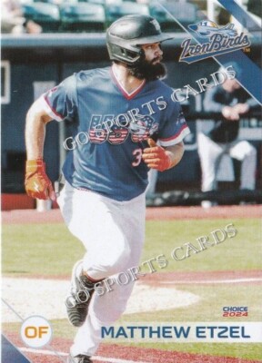 2024 Aberdeen Ironbirds Matthew Etzel Orioles RC Rookie Minor Baseball ...