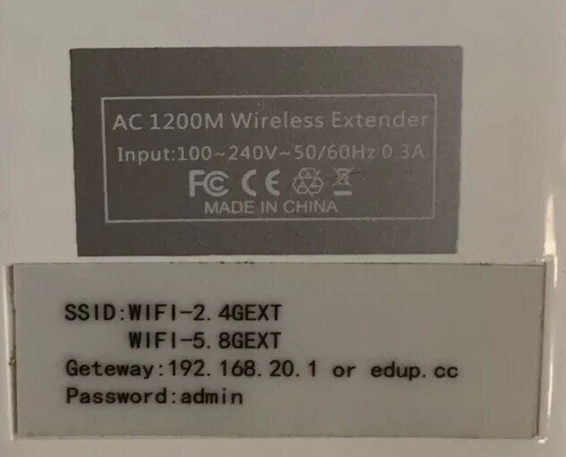 EDUP Dual Band Wireless Extender AC1200m | eBay