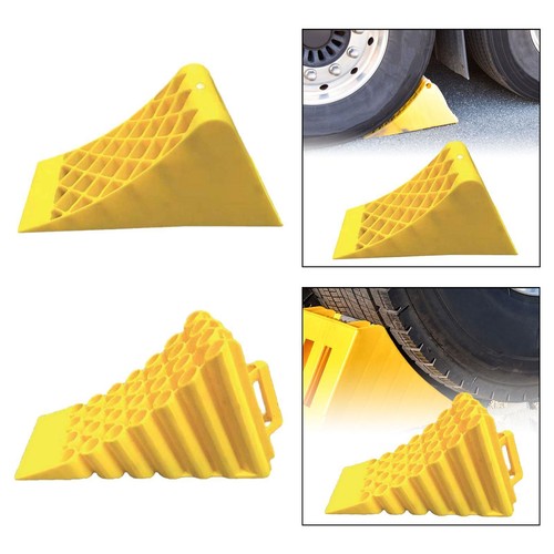 Truck Car Wheel Chock Non Slip Stopper Triangular Structure Durable ...