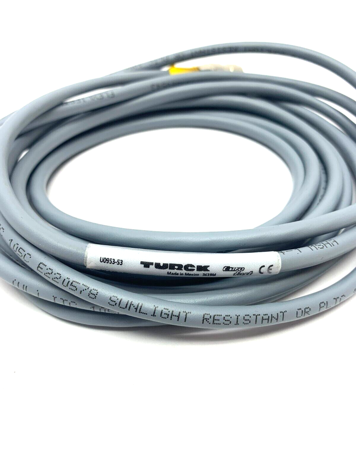 Turck RK 4.5T-4/SV Eurofast Cordset M12 4M Length U0953-53 | eBay