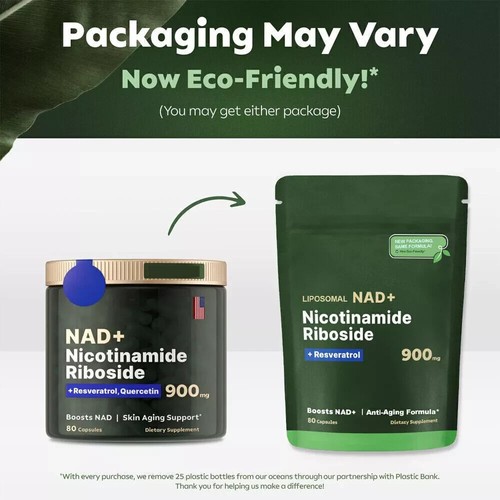 Save 20% Reus Research NAD+ Supplement Liposomal Nicotinamide Riboside ...