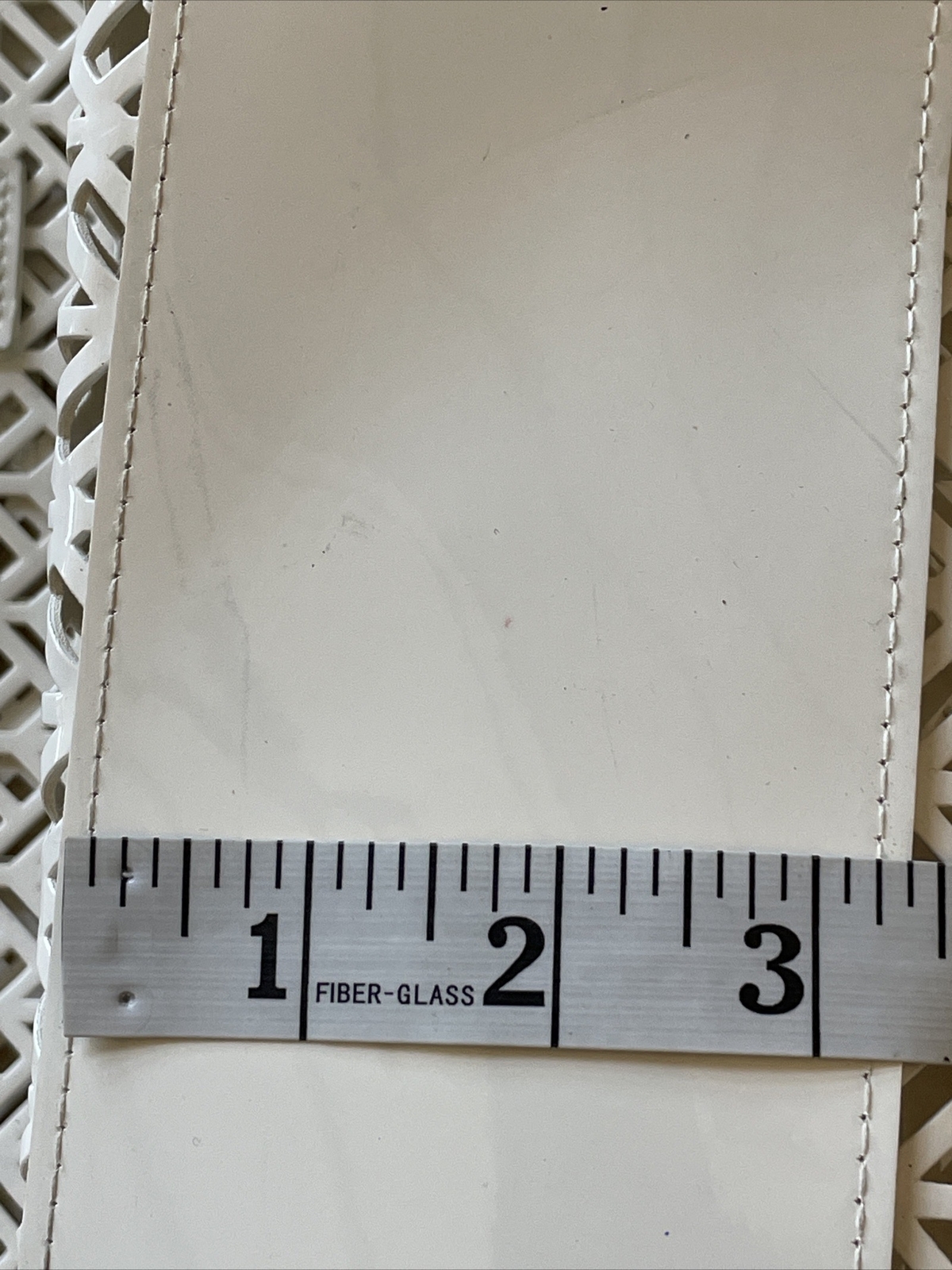 TORY BURCH White PVC Perforated Logo North South Tote… - Gem