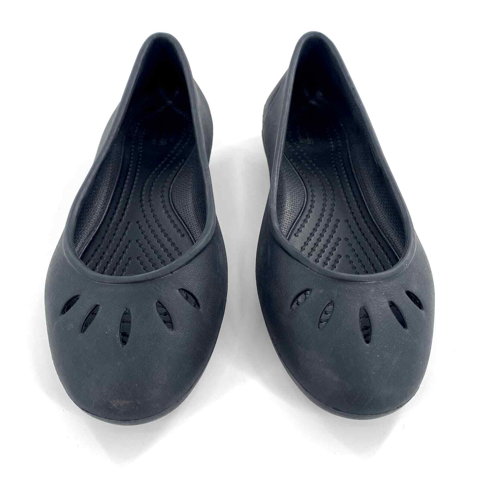 Crocs Kelli Iconic Comfort Womens Ballet Flats Cutout… - Gem