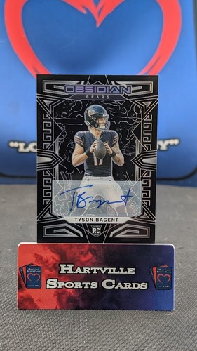 2023 Panini Obsidian Rookie Auto Tyson Bagent Card #154 | eBay