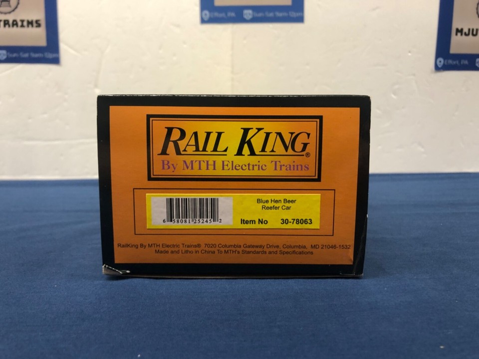 Mth Blue Hen Beer #1555 (Wilkes-Barre, PA) Reefer Car 30-78063 | eBay