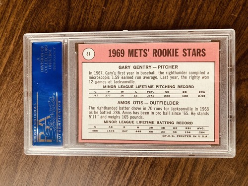 1969 Topps - 1969 Rookie Stars #31 Gary Gentry, Amos Otis (RC) for sale ...