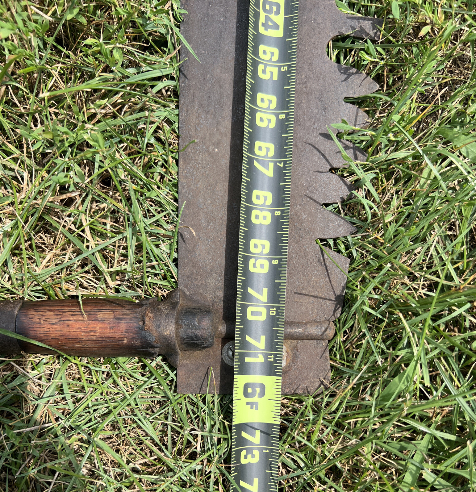 Antique 72” 2 Man Crosscut Logging Saw, Vintage Log Cutting Tool | eBay