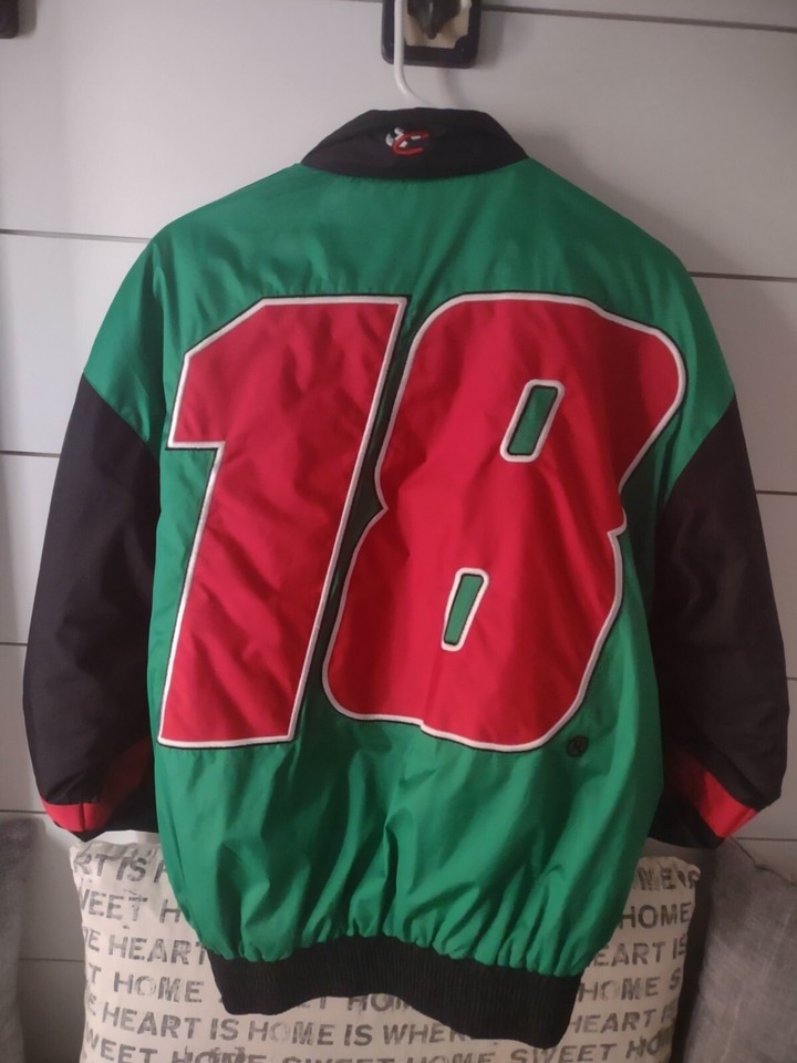 Chase Authentics Nascar Bobby Labonte Jacket Nylon Zipper Jacket Size S ...