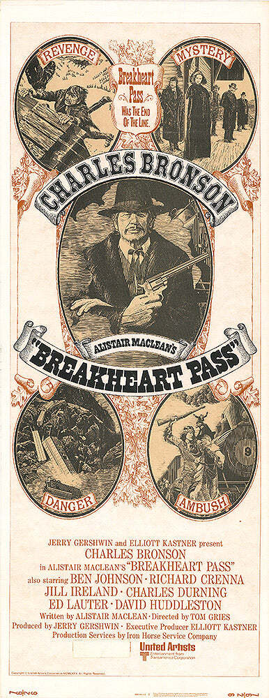 Charles Bronson Breakheart Pass Movie Framing Poster Print Wall Decor ...