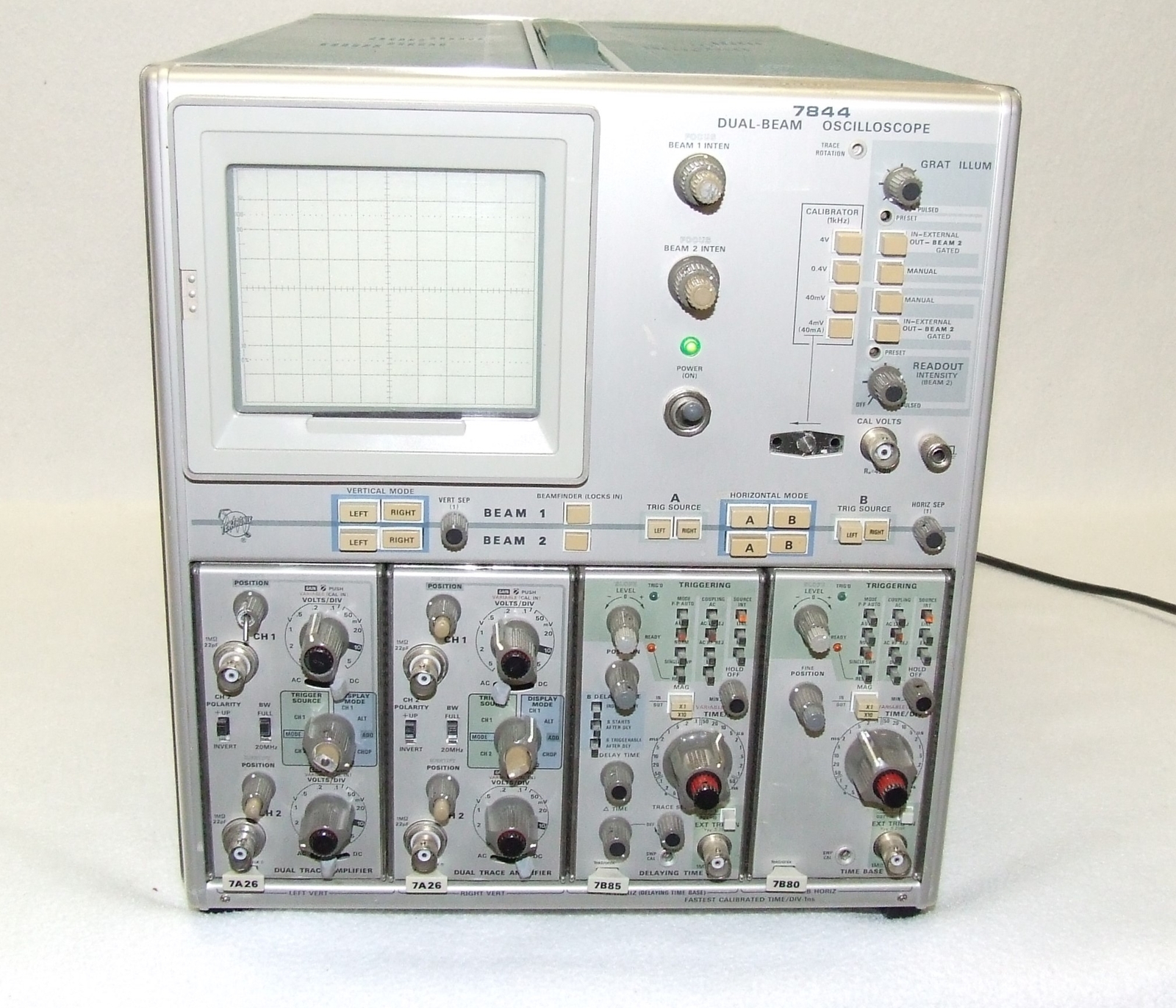 Tektronix 7844 Dual-Beam Oscilloscope Scope | eBay