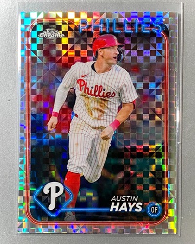 AUSTIN HAYS 2024 Topps Chrome Update X-Fractor Parallel #USC-32 ...