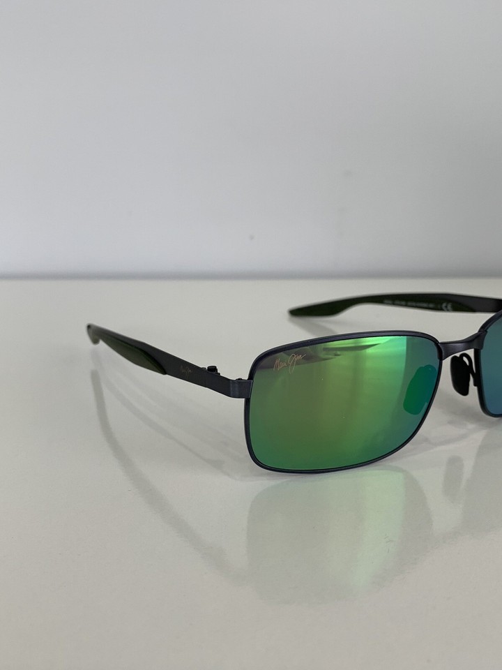 Maui Jim SHOAL MJ797-02F Sunglasses Gunmetal Maui Green Lenses - Store ...