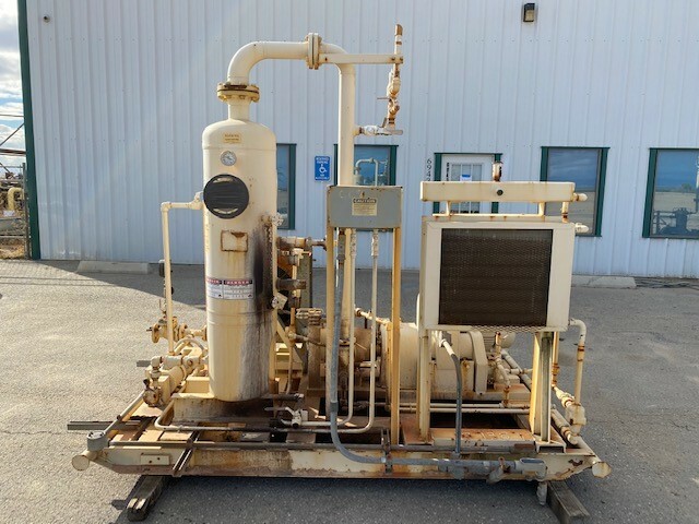 RO-FLO 5CC / 20 HP Vapor Recovery Rotary Vane Compressor | eBay