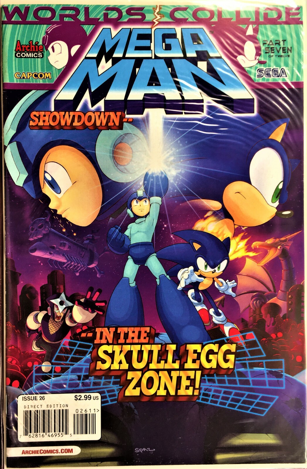 MEGA MAN COMIC BOOK #26 WORLDS COLLIDE 7 of 12 August 2013 Bagged ...