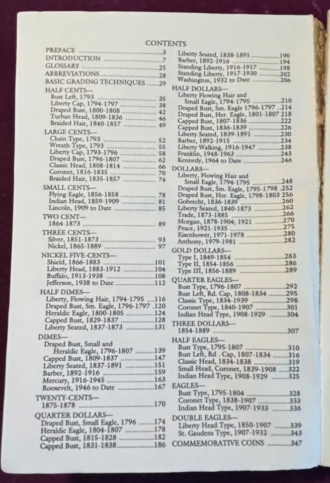 COIN GRADING BOOK A.N.A. STANDARDS FOR U.S. COINS BRESSETT KOSOFF BOOK ...