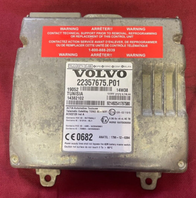 Volvo VNL CECU Cab Control Module 22357675.P01 BCM TELEMATIC, GATEWAY ...