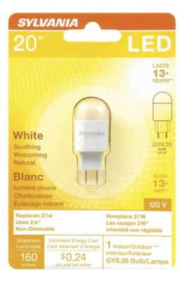 Sylvania 120V - 20W Equivalent GY6.35 Base LED Light Bulb PN# 74661 | eBay