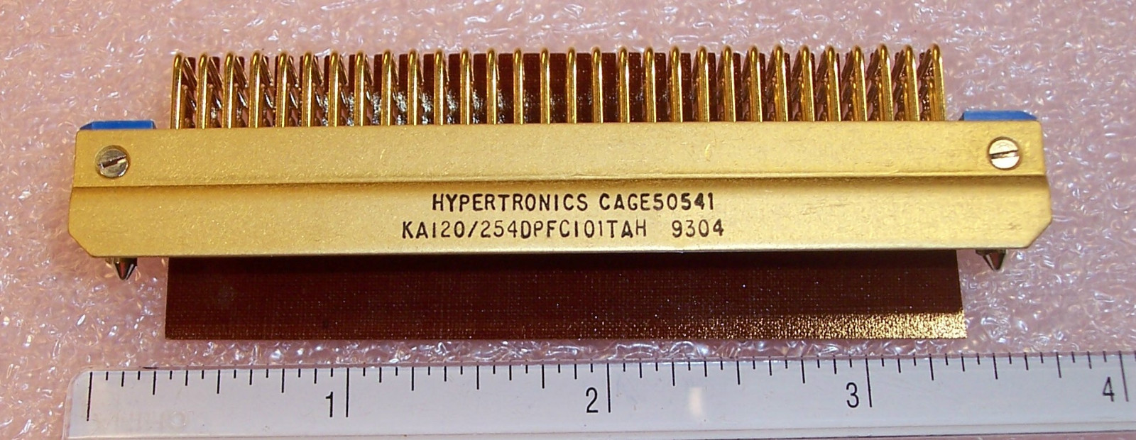 QTY (1) KA120/254DPFC101TAH HYPERTRONICS 120 PIN R/A RECEPTACLE GOLD ...