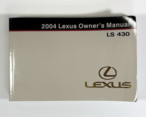 2004-2006 Lexus LS430 Owner’s Manual Set + Radar Cruise & Nav ...