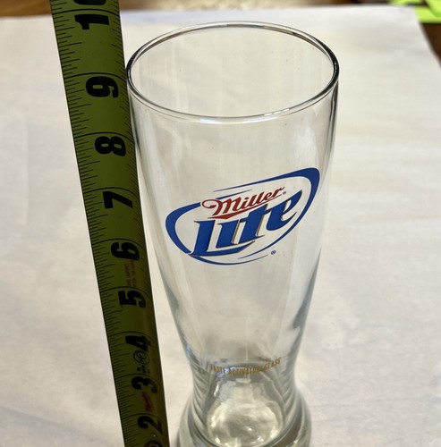 Set of 4 Collectible Miller Lite Tall Beer Taste Activator Glasses ...