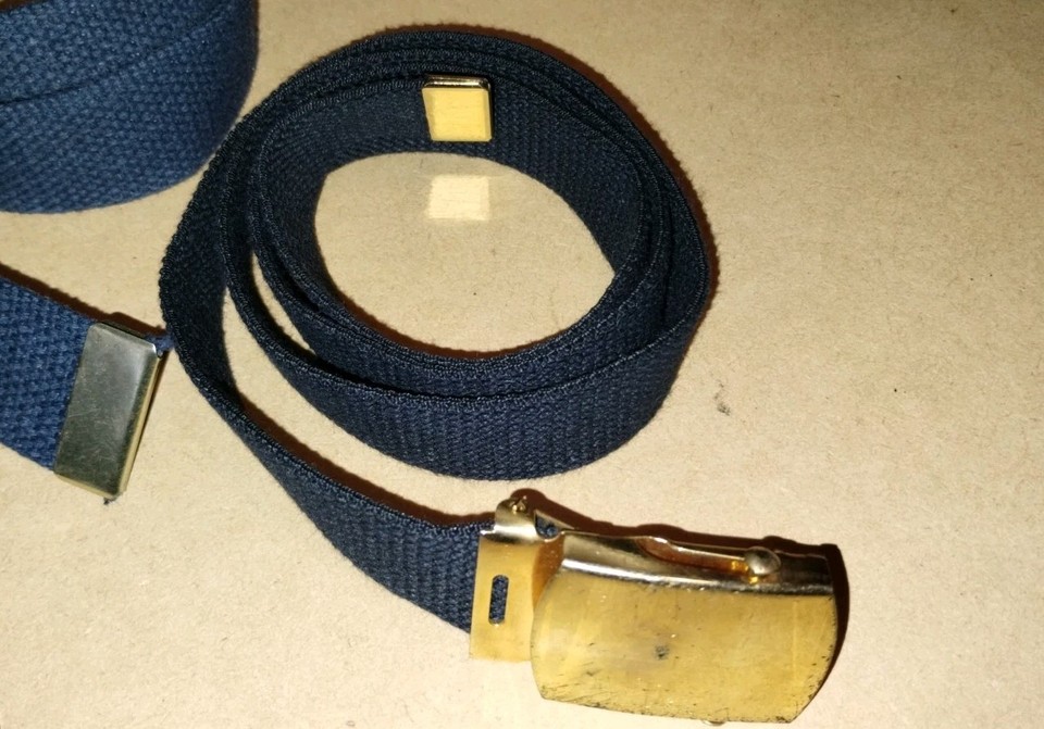 Used Lot Of 4 Military Belts All Used 2 USAF Blue And Two Black Female ...