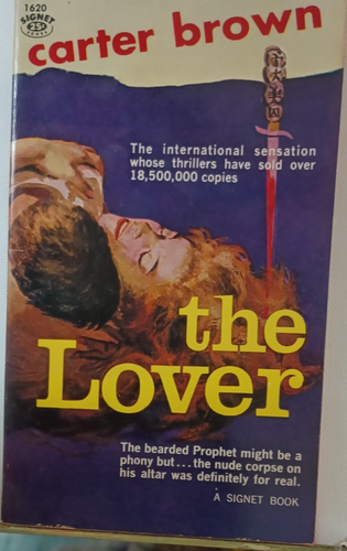 THE LOVER Detective Pulp Mystery Carter Brown 1959 GGA Cover | eBay