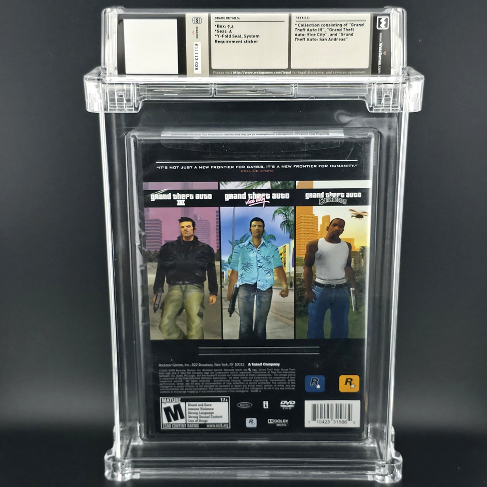 Grand Theft Auto: The Trilogy, WATA 9.6 A+ / ~VGA 90+ GOLD | eBay