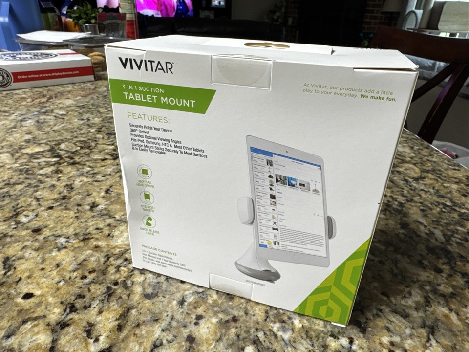 Vivitar Mount it 3 in1 Suction Tablet Mount 360 Degree Rotation ...