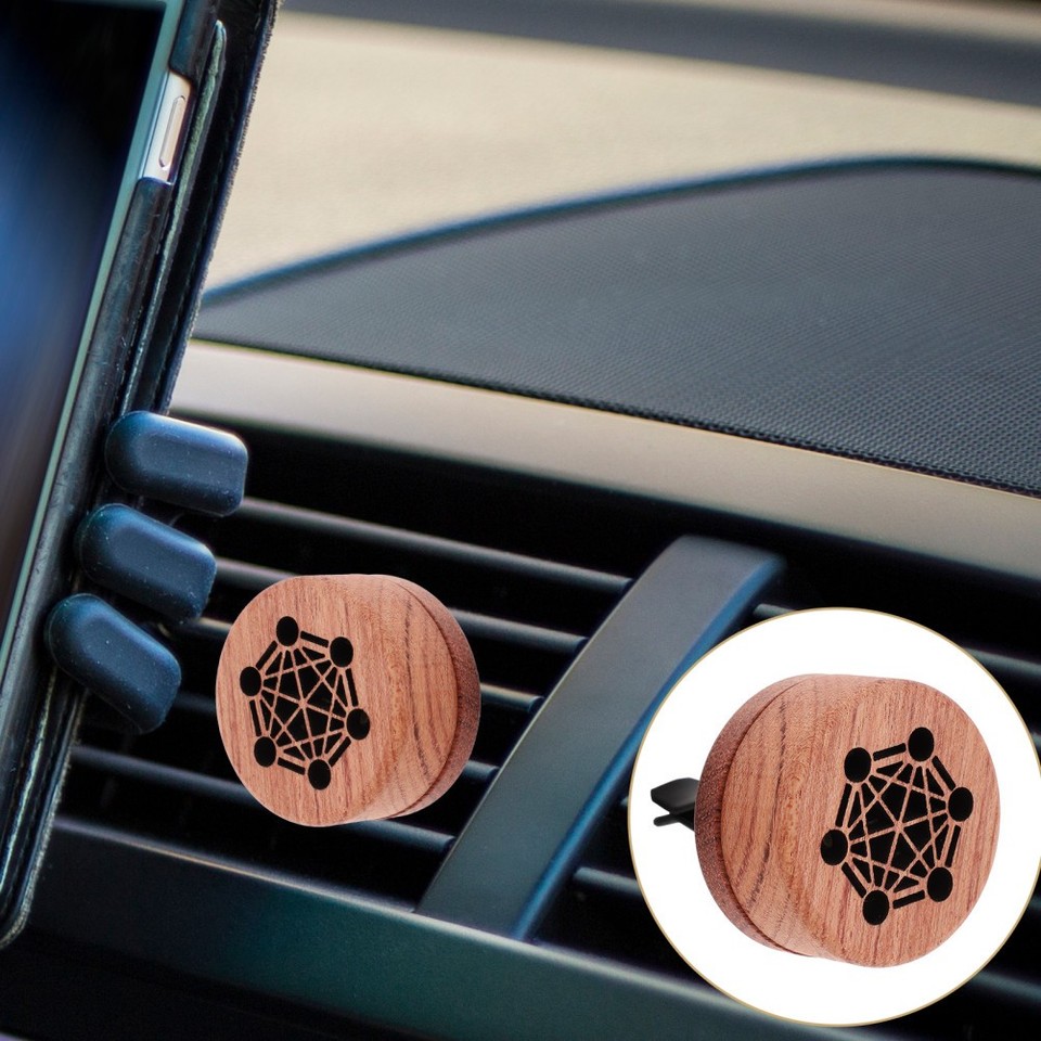 Wooden Essential Oil Diffuser Car Diffuser Decorative Fragrance Car ...