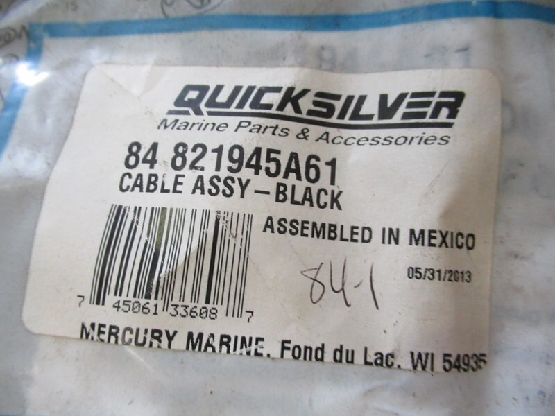 C5B Mercury Quicksilver 84-821945A61 Cable Assembly OEM New Factory ...