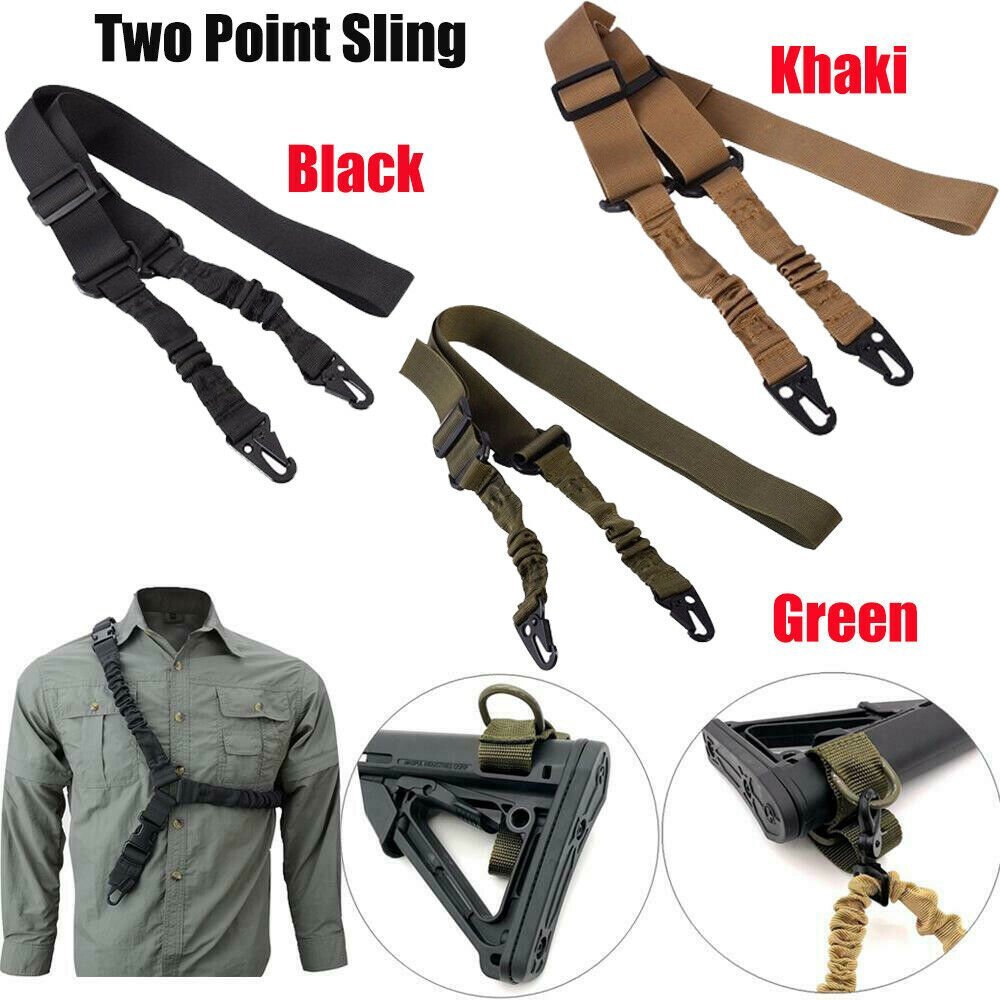 Tactical 2 Point Sling QD Swivel Rifle Gun Sling Strap M-LOK MLOK ...