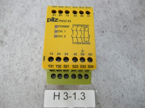 PILZ PNOZ X3 Safety Relay 24VACDC 3NO 1NC 1SO 774310 | eBay