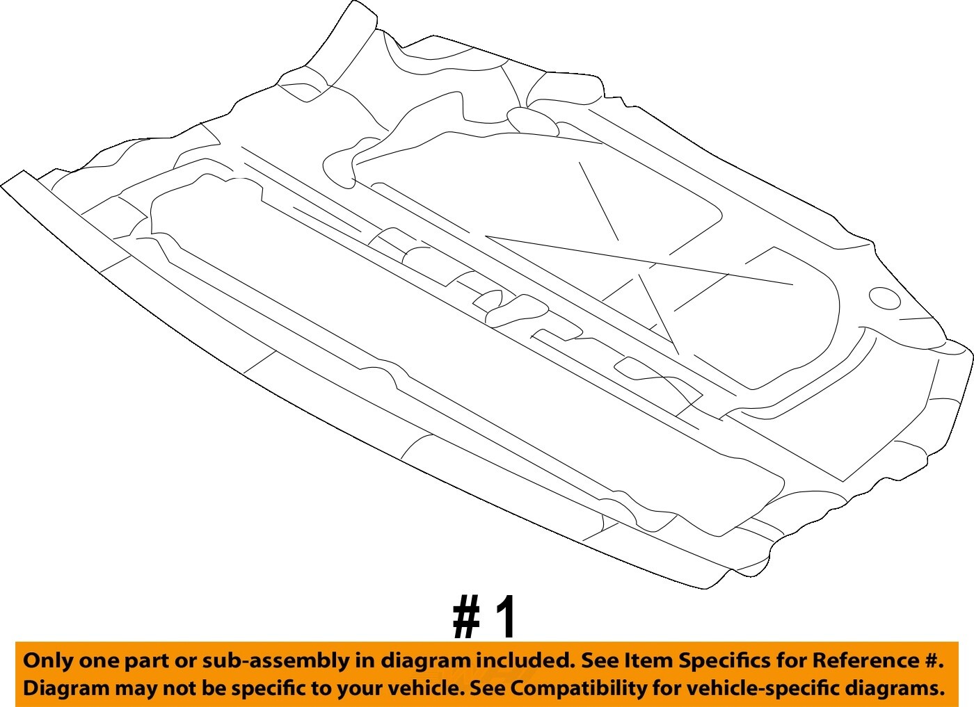 BMW E38 740 750il Center Front Undercar Shield Genuine for sale online ...