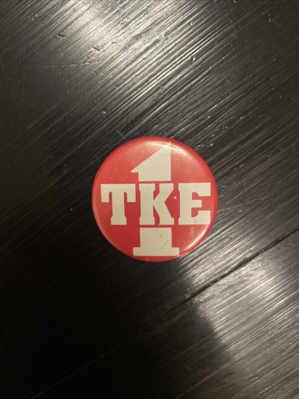Original Vintage TKE Tau Kappa Epsilon Pin-Back Button Fraternity ...