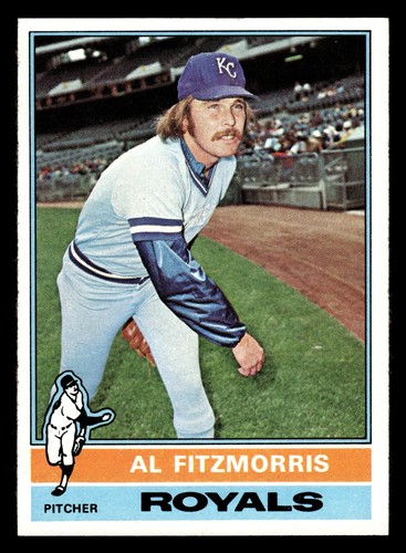 1976 Topps Al Fitzmorris #144 Kansas City Royals HIGH GRADE BEAUTIFUL ...