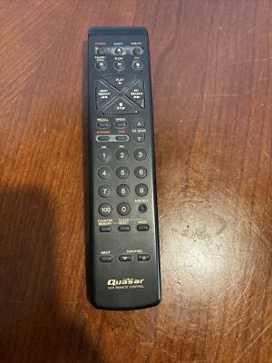 QUASAR VCR Remote PV4160, VSQS1017, VH400, VSQS1012, PV4115S REMOTE ...