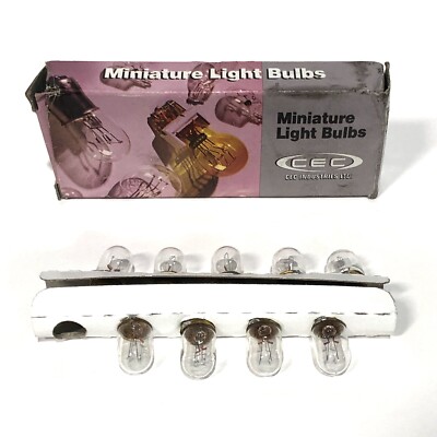 * (9) NEW 1819 CEC Bright Light Bulb Auto Car Mini Dome License Plate ...