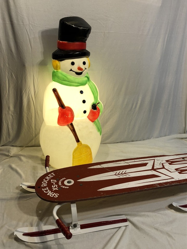 Vintage 1950’s Space Rocket XS-17 Orbit Control Atomic Era Sled ONLY | eBay