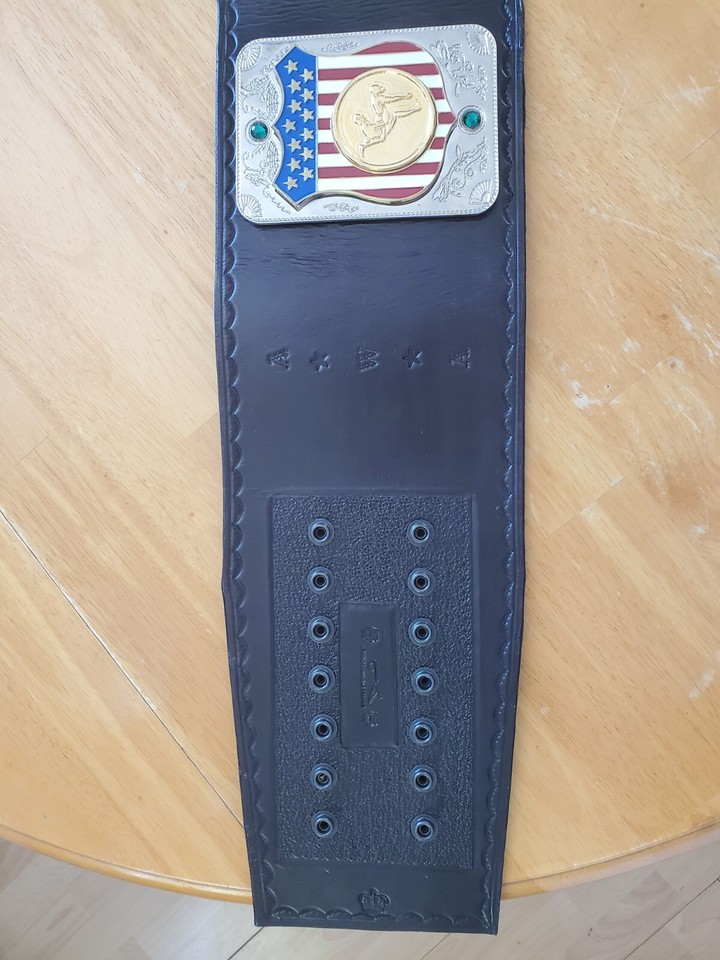 Classic AWA Inmate Championship Wrestling Belt Custom Made | eBay