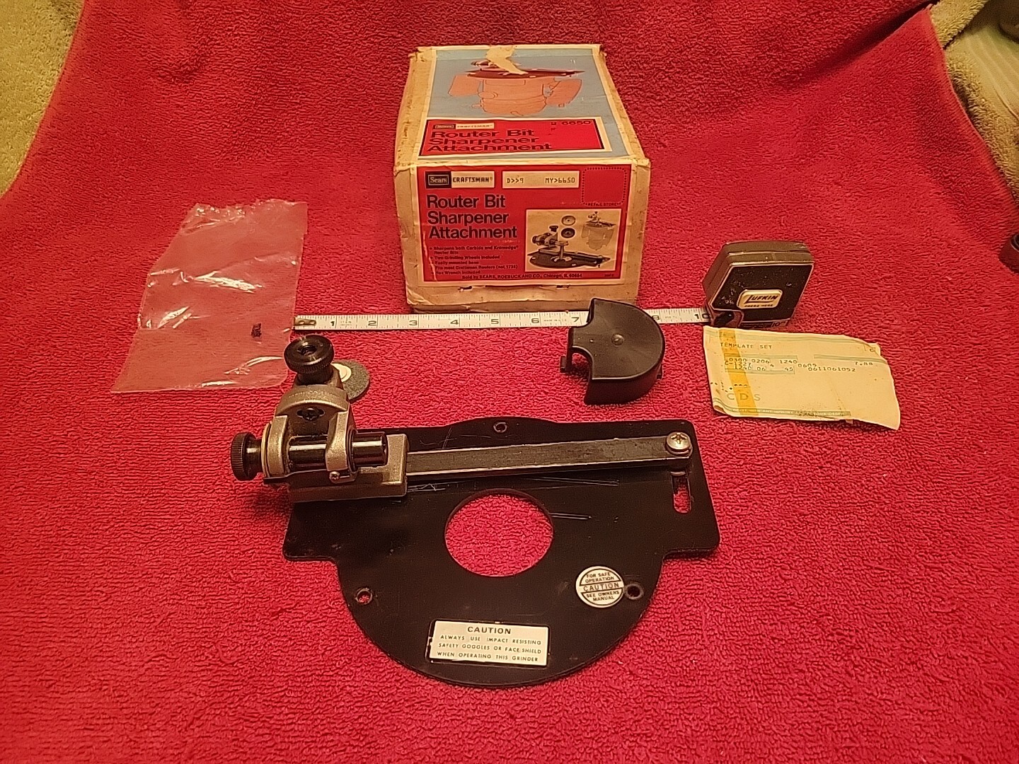 Sears Craftsman Router Bit Sharpener Attachment 9 6650 for sale online ...