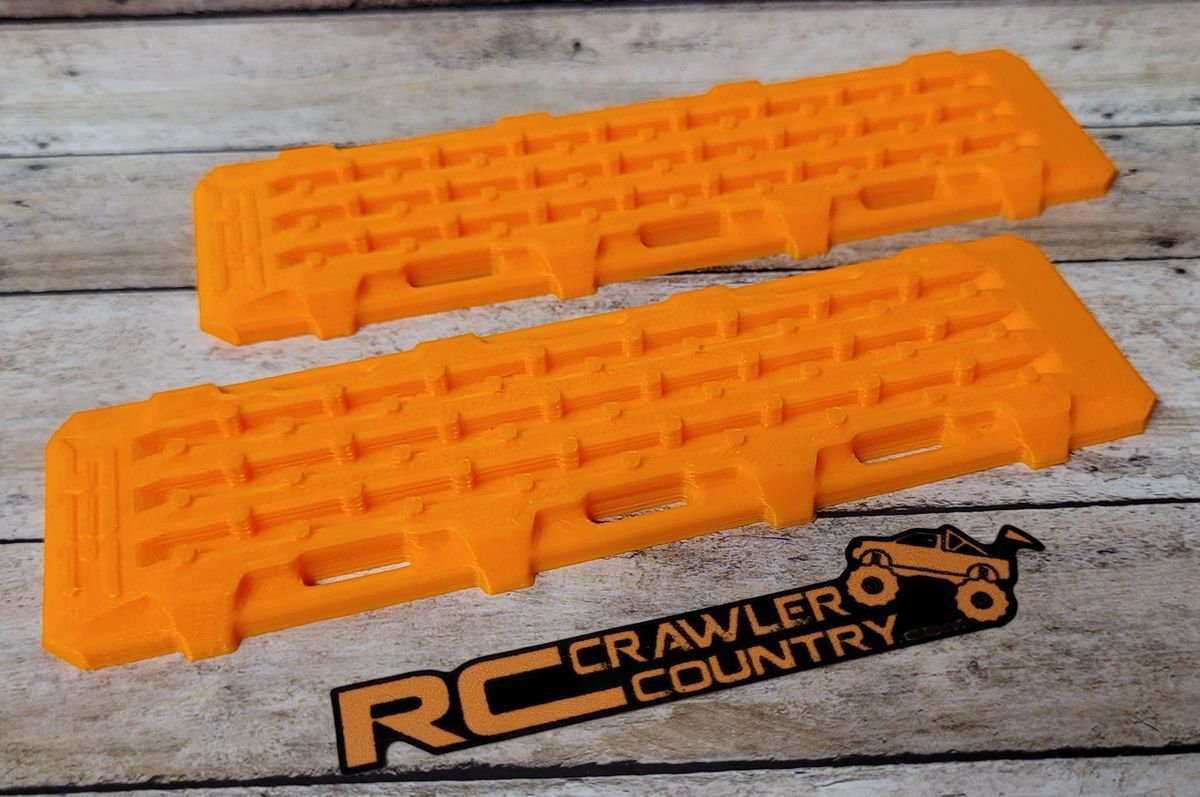 SBC 1/10 Scale RC Crawler Sand Ramps Recovery Ramps 3D Printed (Two ...